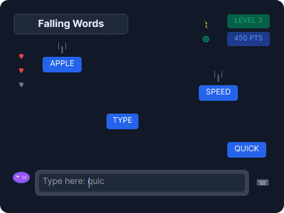 Typing Games - Fun & Interactive Typing Practice | The Typing Practice